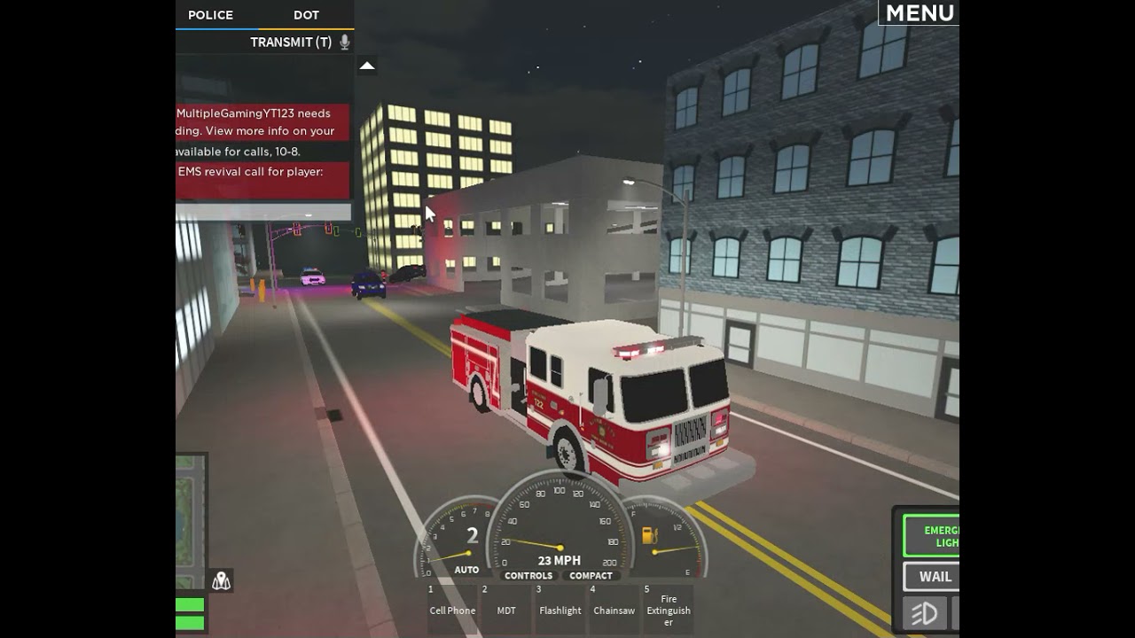 ERLC Fire Department (Short Video) on ROBLOX. - YouTube