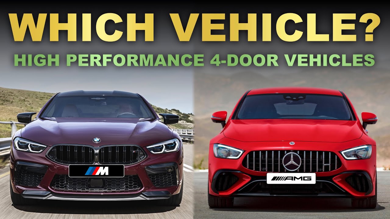 BMW M8 COMPETITION GRAN COUPE VS MERCEDES AMG GT 63 S | WHICH VEHICLE ...