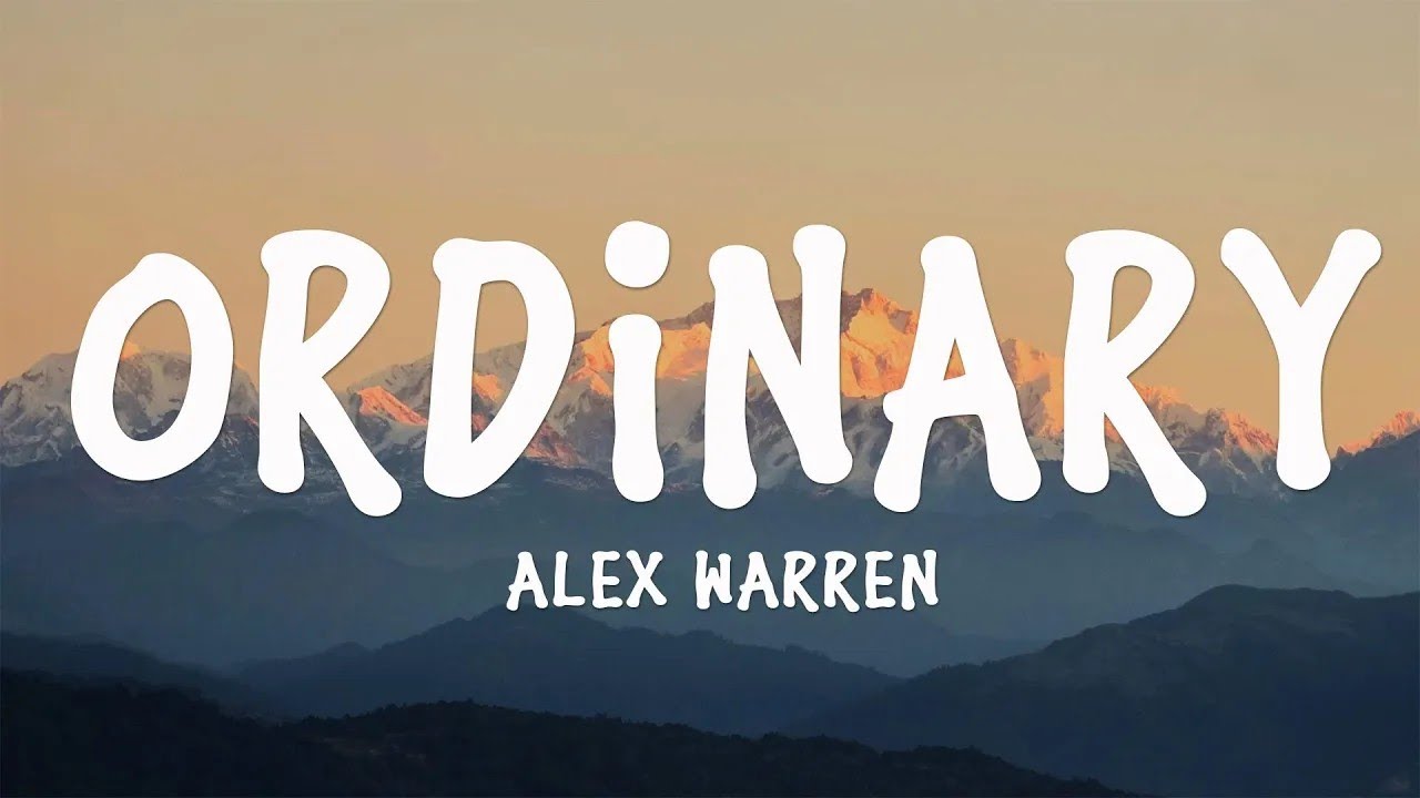 Alex Warren - Ordinary (Lyrics) [1 HOUR] - YouTube