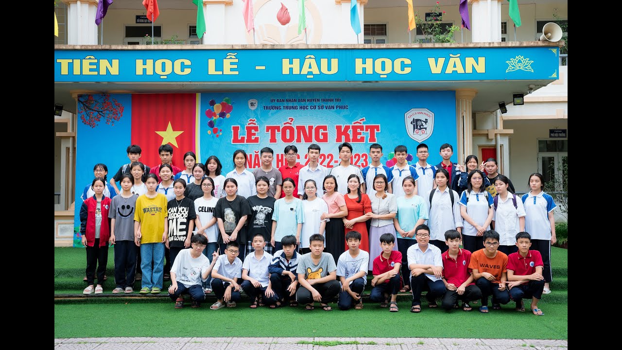 Buổi học cuối. Lớp 9A1 - Trường THCS Vạn Phúc - Năm 2023 - YouTube