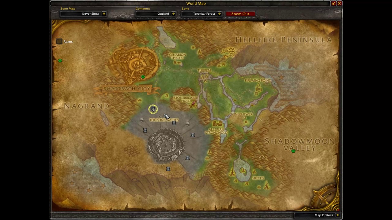 World of Warcraft Quests - Trouble at Auchindoun - YouTube