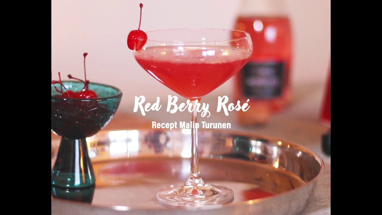 Rose Berry Rosé med Nosecco och lite gin - YouTube