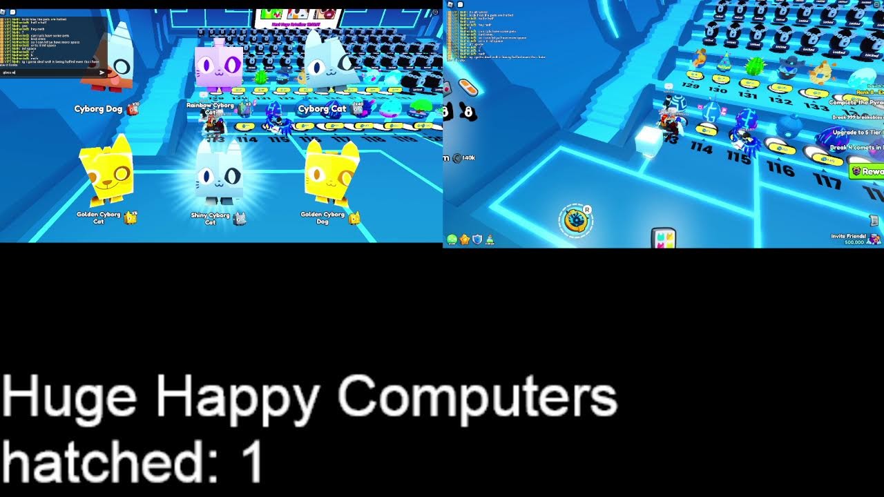 Hatching for huge happy computers - YouTube