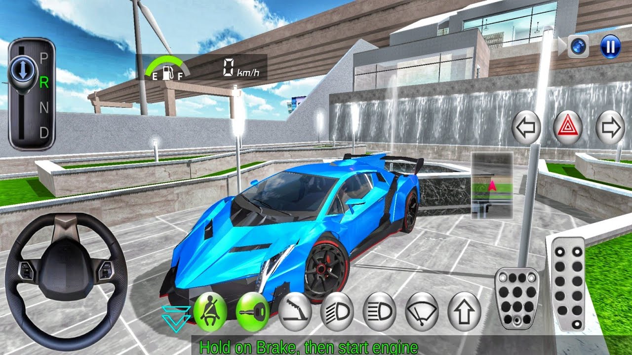 3D Driving Classic - Ultimate Blue Car Driving Simulator/ Android ...