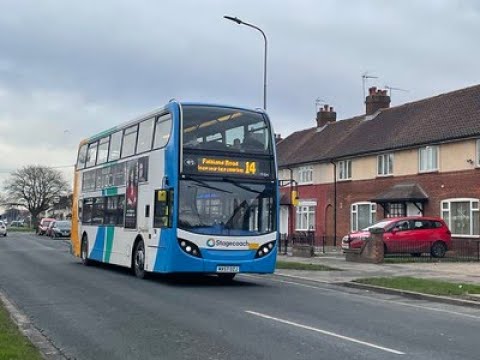 Stagecoach Hull 19184 MX57DZJ on a service 15 to Bilton Grange - YouTube