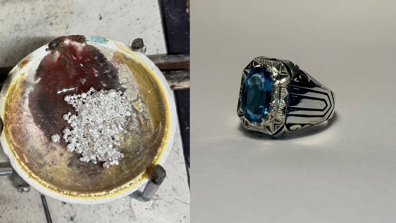 How to make an Iranian ring💍💍😍😍 - YouTube