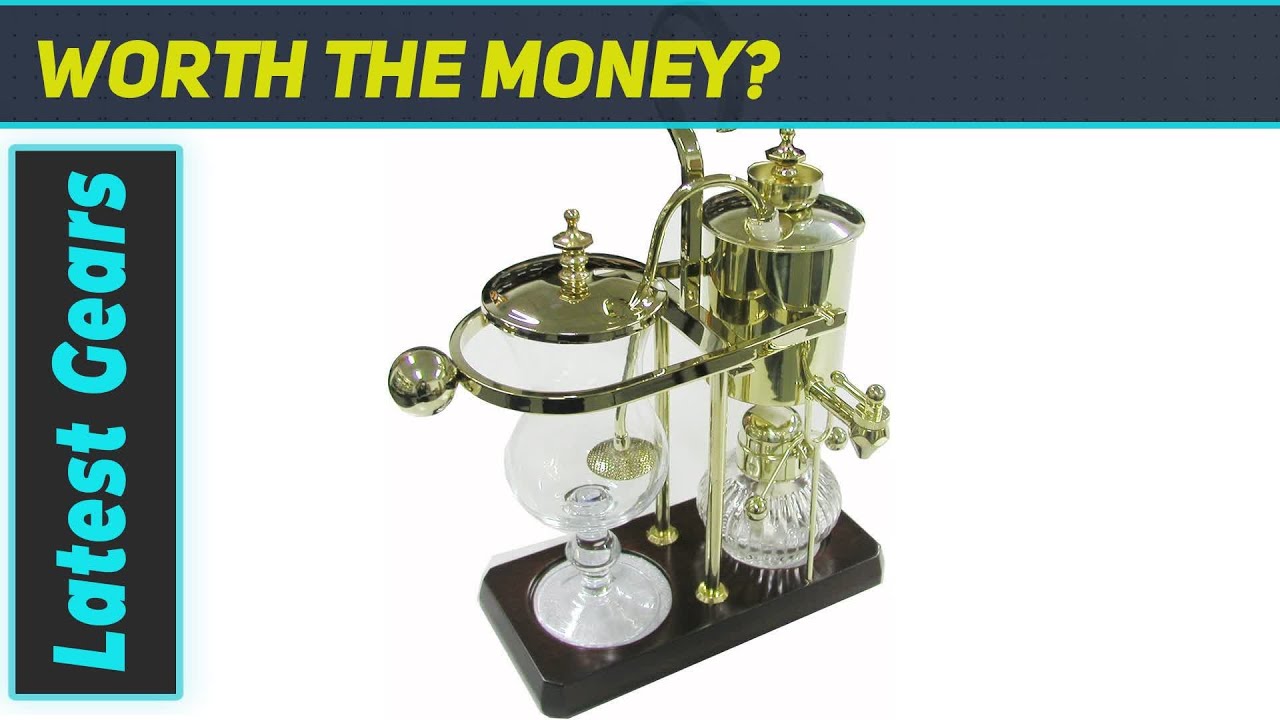 Royal Belgian Balancing Siphon Coffee Maker - Gold | A Unique Brewing ...