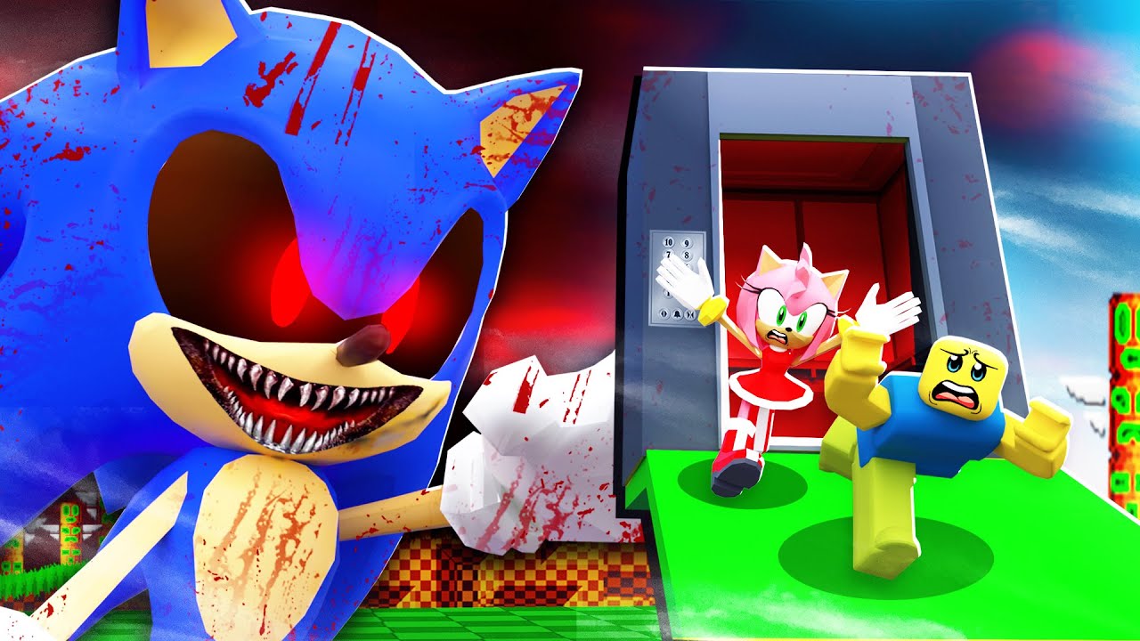 I FOUND SONIC.EXE in ROBLOX SONIC ELEVATOR?!?! - YouTube