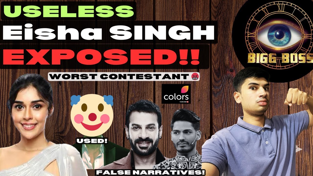 EISHA Exposed In BIGG BOSS | WORST Girl In BB18 🤮 | BIGGBOSS Eisha ...