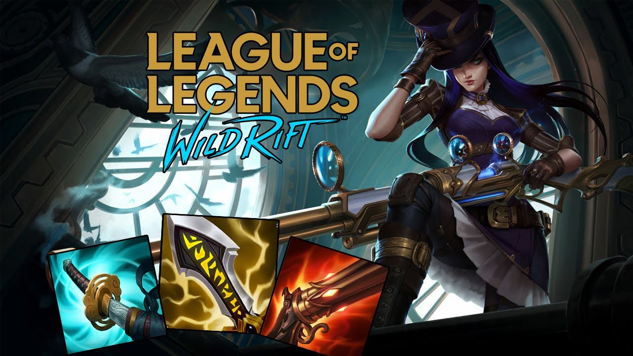 Caitlyn (BUILD & RUNES) - NEW ITEMS + Insane RANGE | WILD RIFT ADC ...
