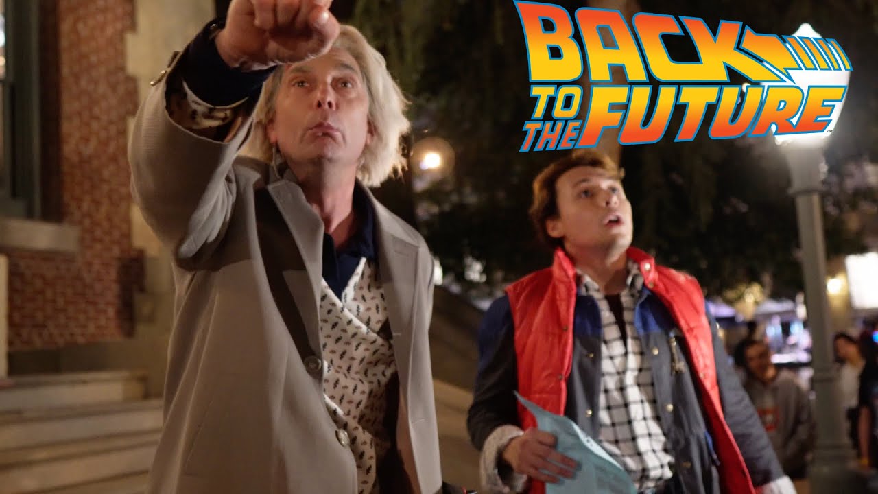 Doc and Marty Recreate an Iconic Moment from Back To The Future at ...