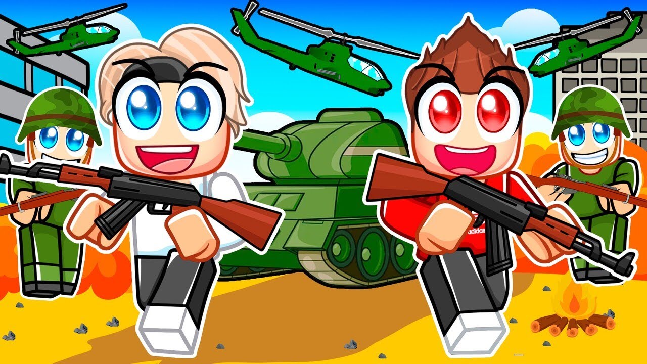 WIR ZIEHEN IN DEN KRIEG?! (Roblox) - YouTube
