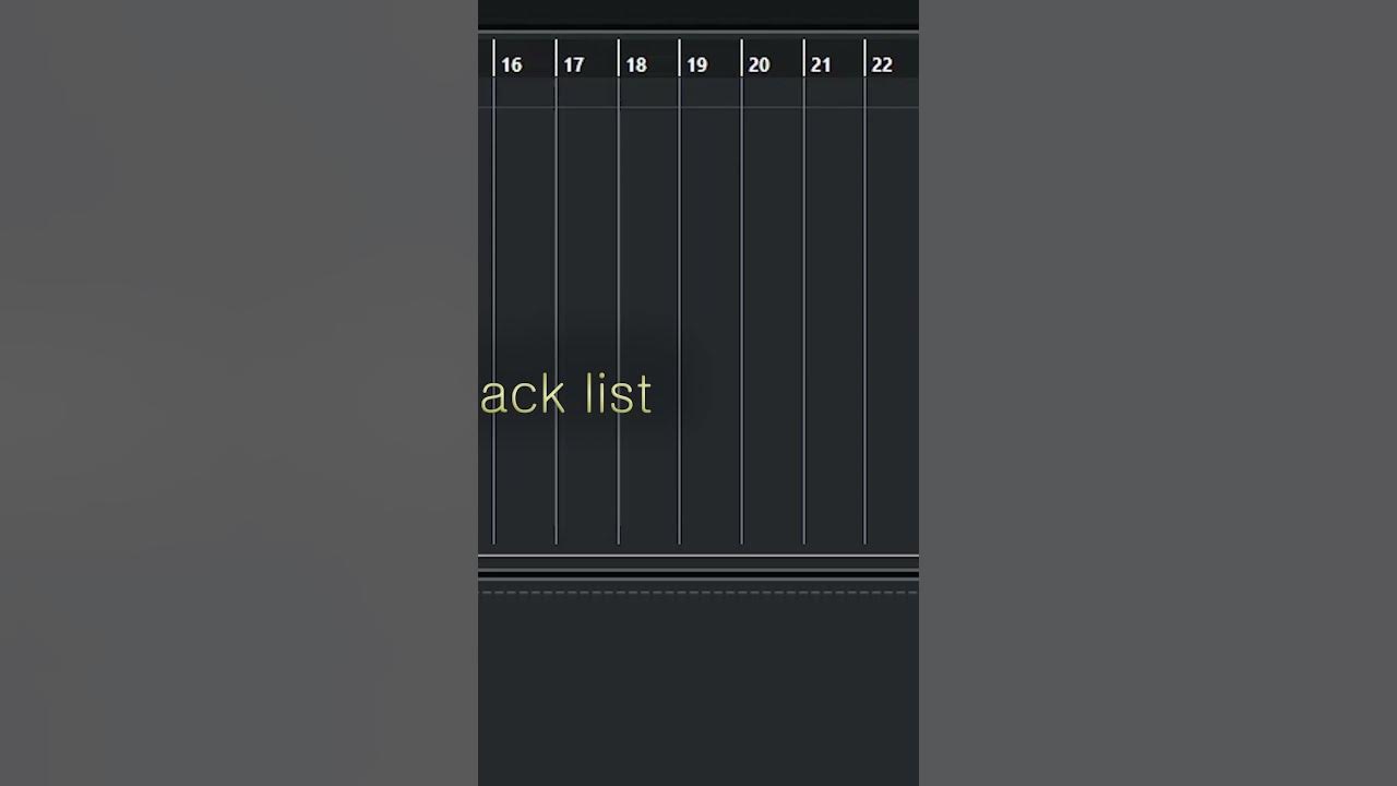 Cubase 사용 꿀팁, divide track list!! - YouTube