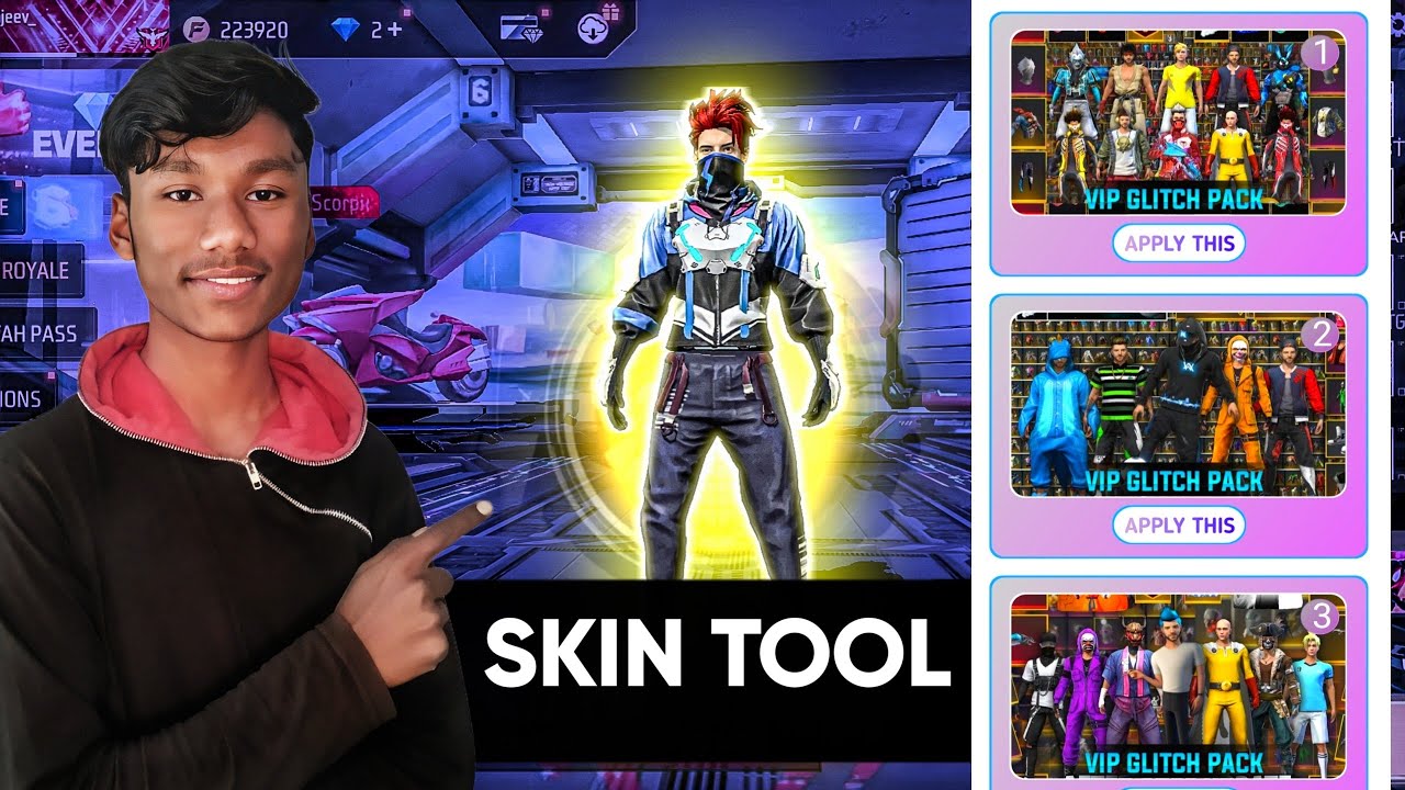 Free Fire Skin Tool App | FF Skin Tool App | Skin Tools Pro Free Fire ...