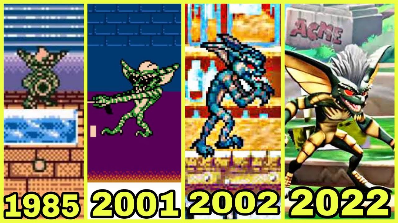 Evolution of Stripe in Gremlins Games [1984 - 2022] - YouTube