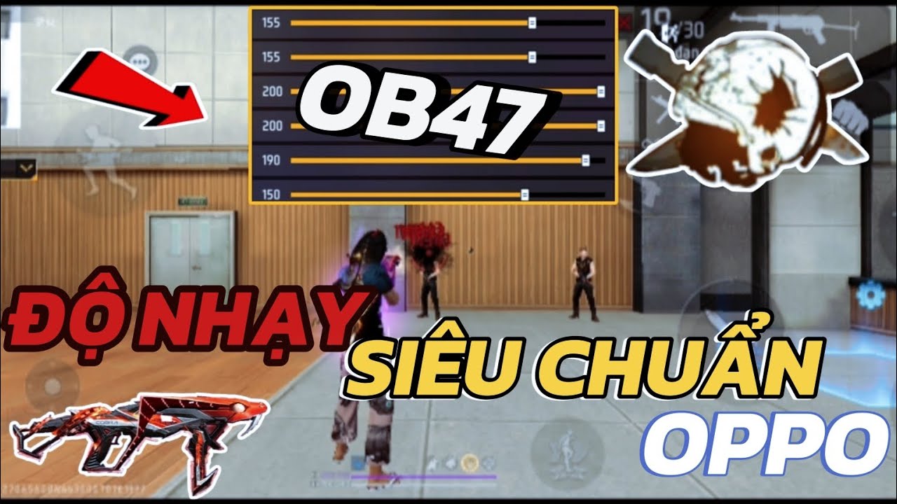 Siêu Độ Nhạy Dành Riêng Cho OPPO Mới Nhất OB47 ! Kéo Tâm full Đỏ - YouTube