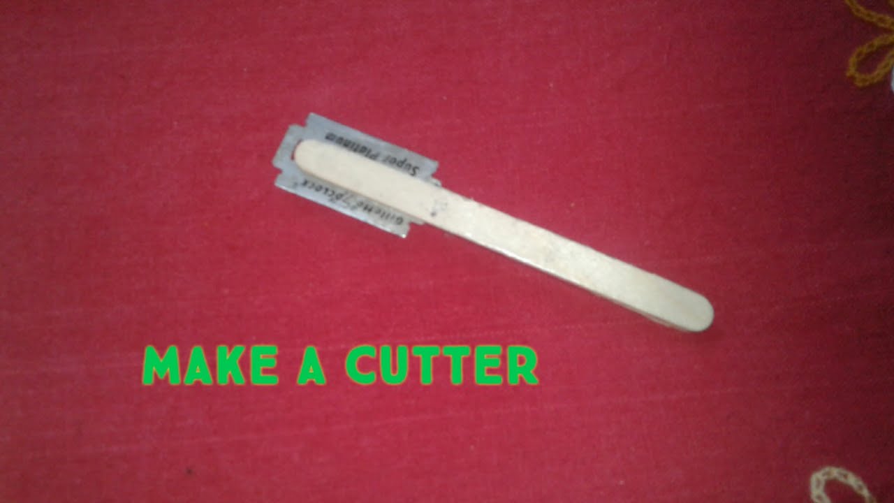 How to make a cutter - YouTube