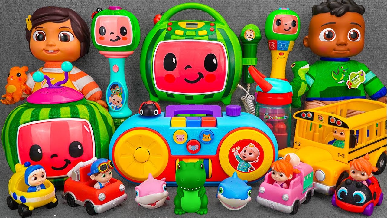 107 Minutes Satisfying Unboxing COCOMELON Cody & Nina Plush Toys ...