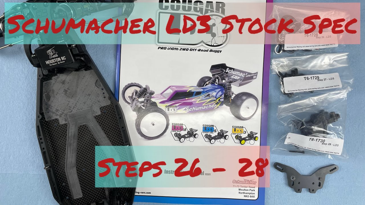 Schumacher LD3 Stock Spec Build - Steps 26 - 28 - YouTube
