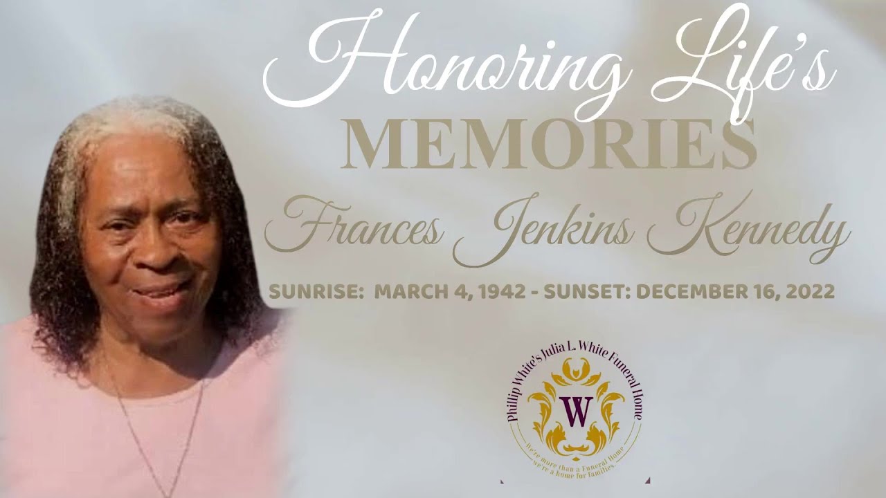 Celebration of Life for Sister Frances Jenkins Kennedy - YouTube