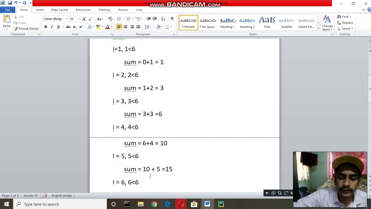 Programming With Python Lecture 22 Sum And Product Of Natural Numbers Multiplication Table 2115