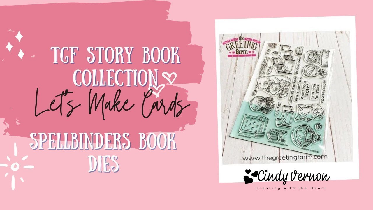 The Greeting Farm Storytime & Spellbinders Book Dies Cute cards! - YouTube