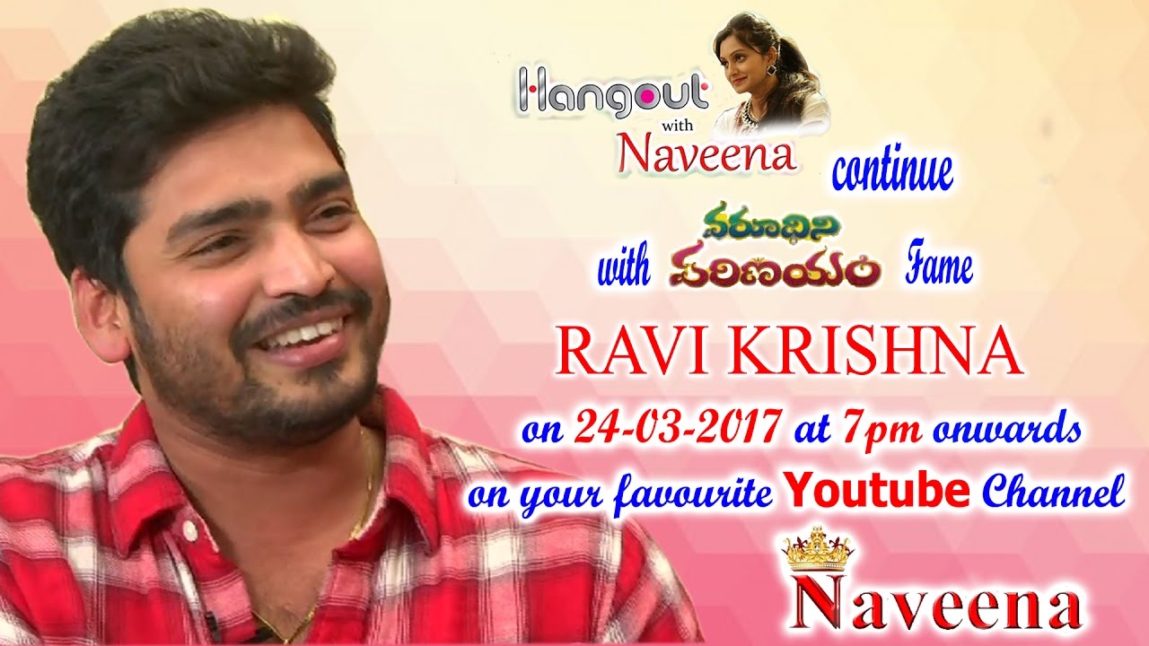 Hangout Continue with Ravi Krishna (Varudhini Parinayam Fame) || Promo ...