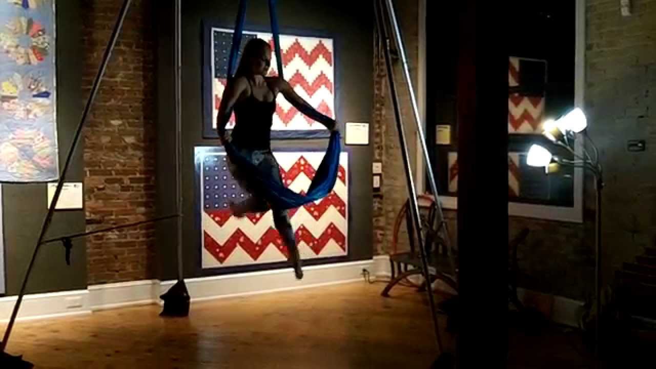 Emily Aerial Hammock performance 9-25-15 - YouTube