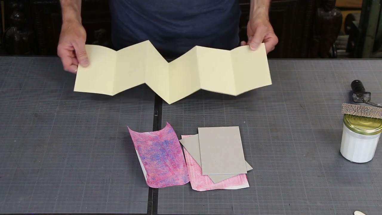TUTORIEL - Fabrication d'un Leporello simple - YouTube
