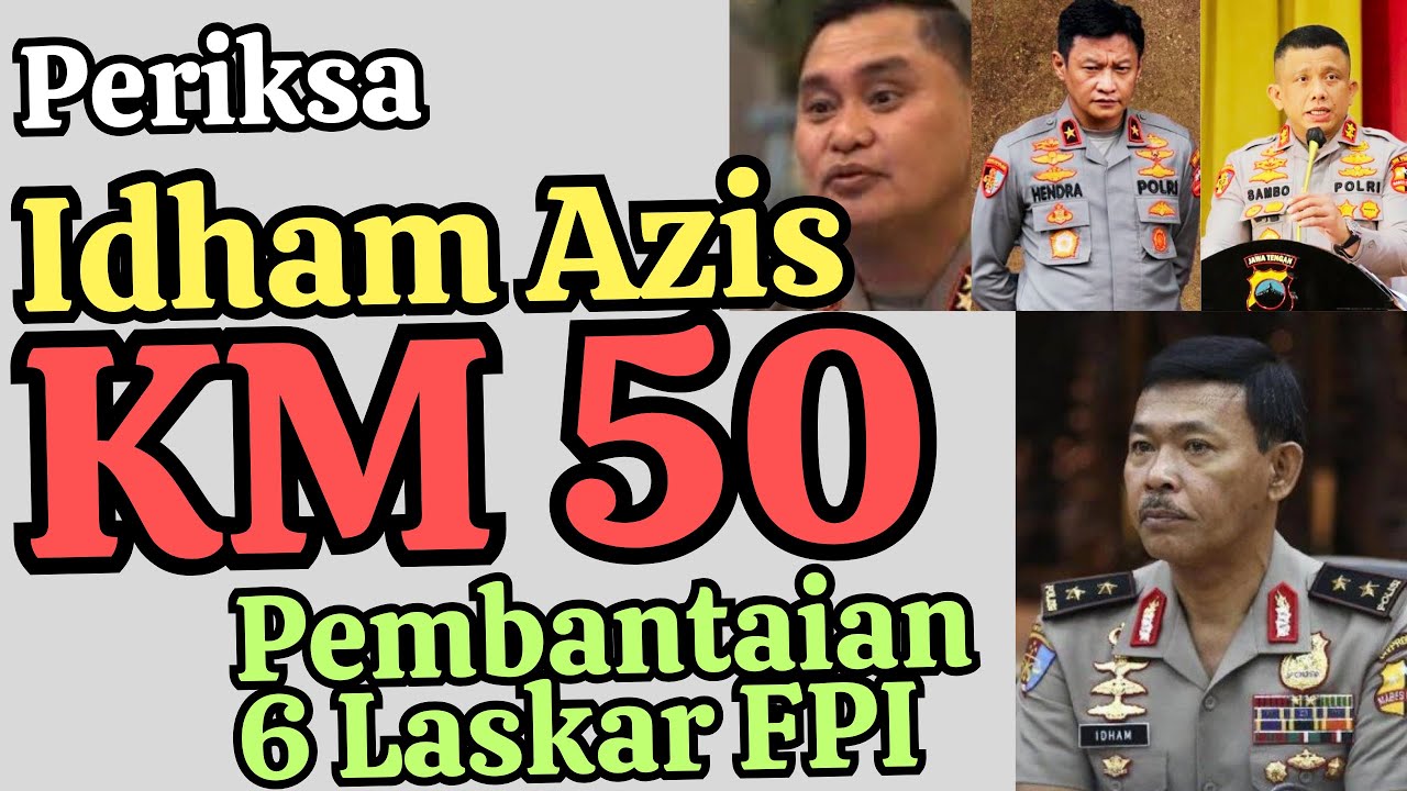 SERI-29: Periksa IDHAM AZIS, Anak Buahnya Rusak dan Hapus Data CCTV dan ...