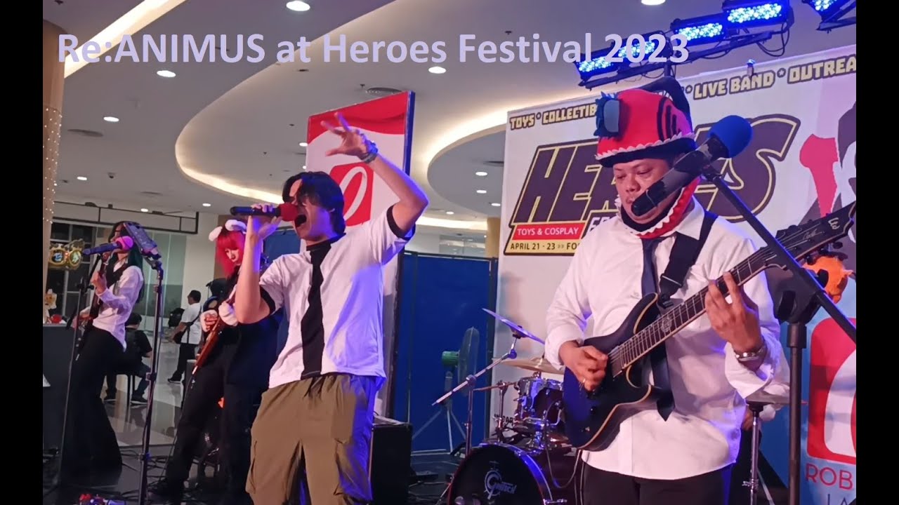 Re:ANIMUS perform the Mazinger Z theme [マジンガーZ] at the 2023 Heroes Festival - YouTube