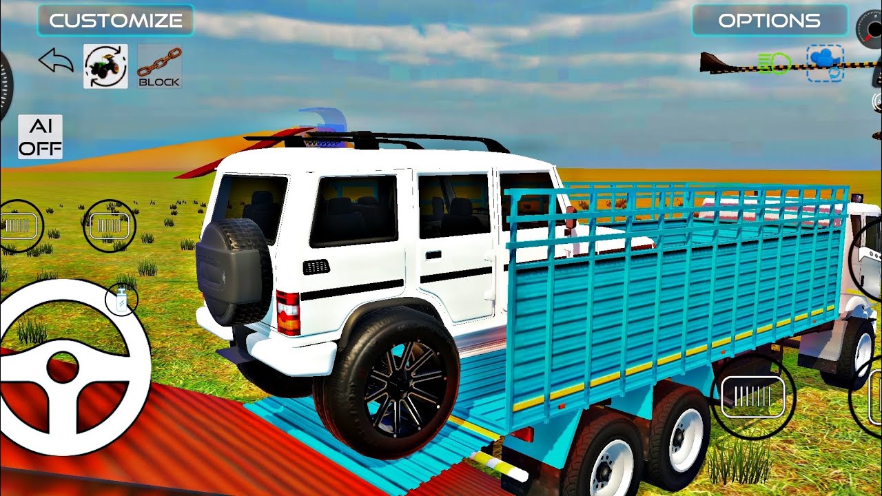 Drive Indian Truck And Loaded Bolero 4x4 In Game 🎮💯#games #truck # ...