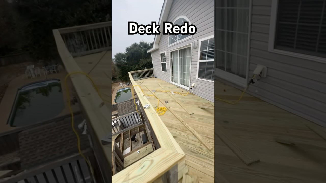 Deck Redo Job in Outer Banks #construction #work #diy #building #obx ...