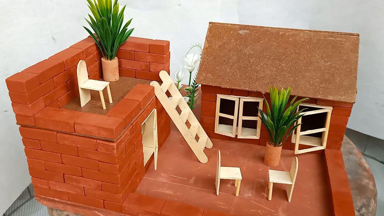 diy mini construction - diy miniature house building - house no 08 ...