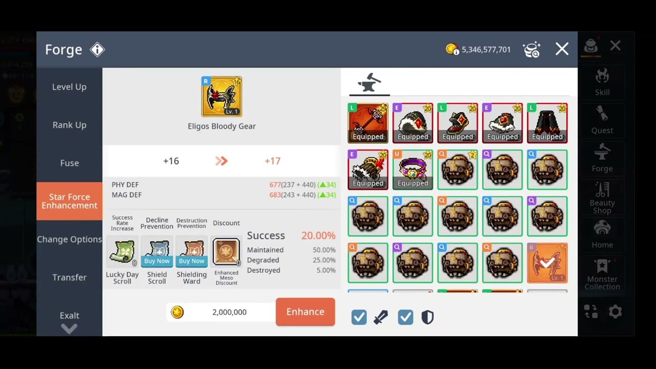 Upgrading Emblem Hat | Maplestory M - YouTube
