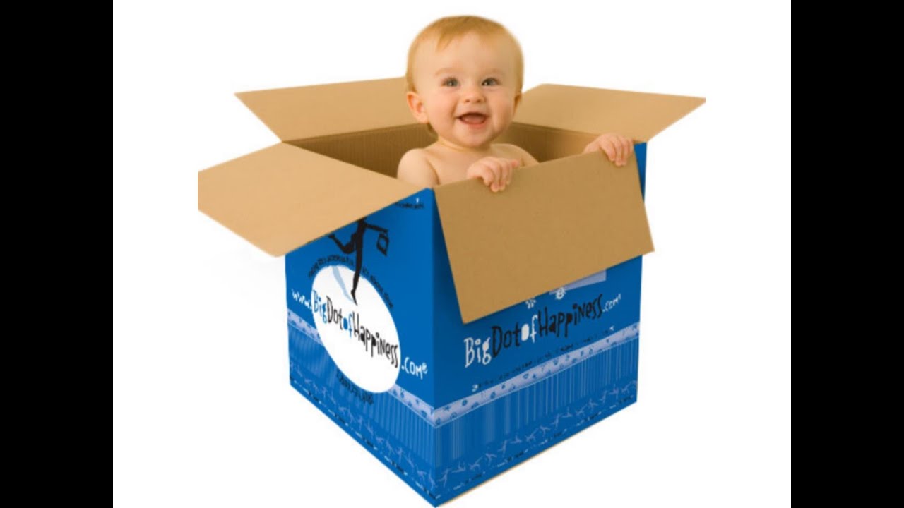 Cute Baby In a Box - YouTube