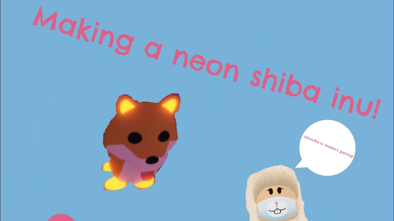 Making a neon shiba inu! - YouTube
