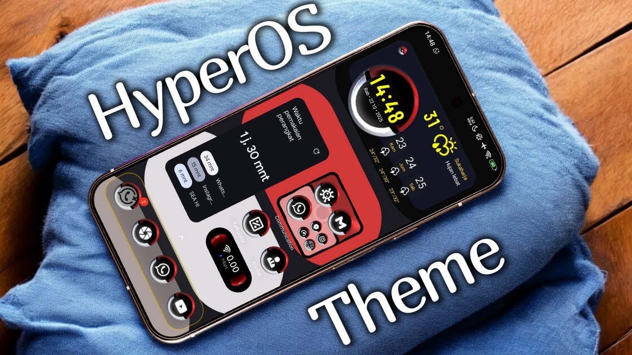 Tema HyperOS Dark Terbaru Tembus Sistem Xiaomi POCO Redmi - YouTube