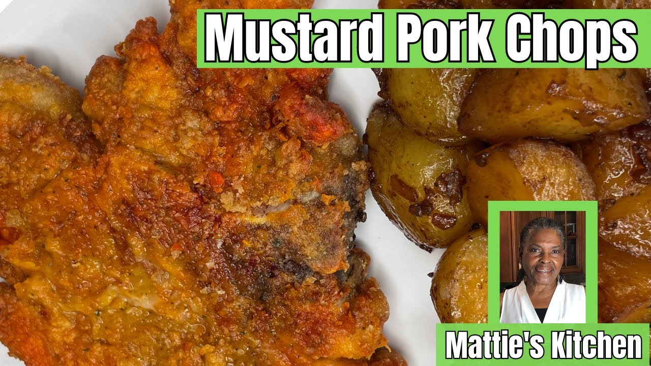 Tender Delicious Mustard Pork Chops / Pork Chop Recipe /Mattie's ...