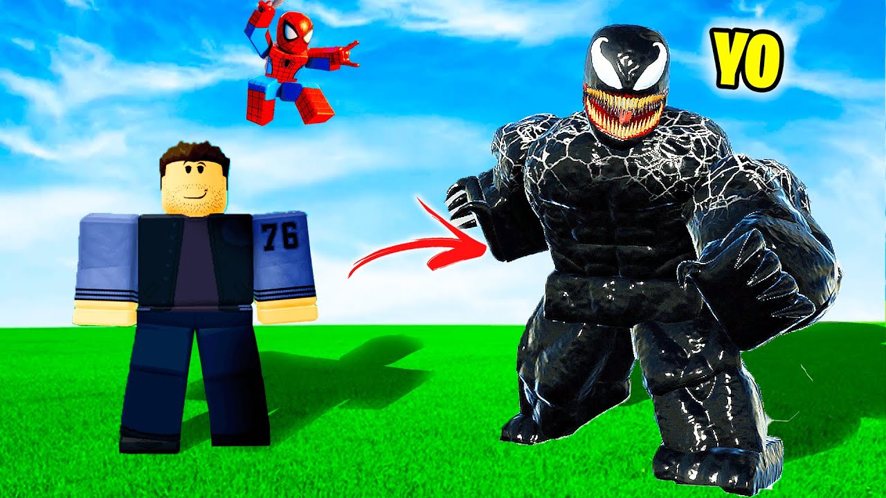 ¡ME CONVERTÍ EN VENOM EN ROBLOX! - IVANSPIDEY - YouTube