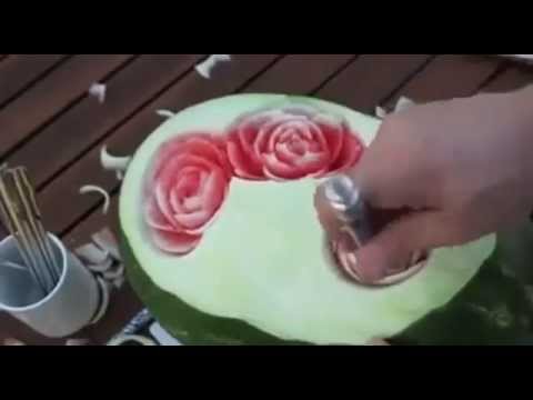 AMAZING WaterMelon Trick By Pro - YouTube