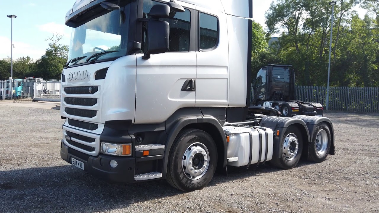 SCANIA R450 (SCR) **Eu-6** HIGHLINE 6x2 TRACTOR UNIT 2014 EU14 KVX ...
