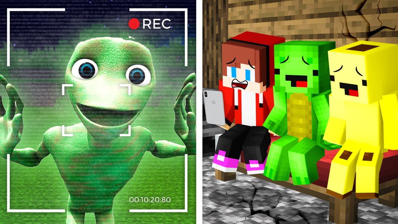 JJ and Mikey Got Scary DAME TU COSITA on a Hidden Camera in Minecraft - Maizen! Security House ...