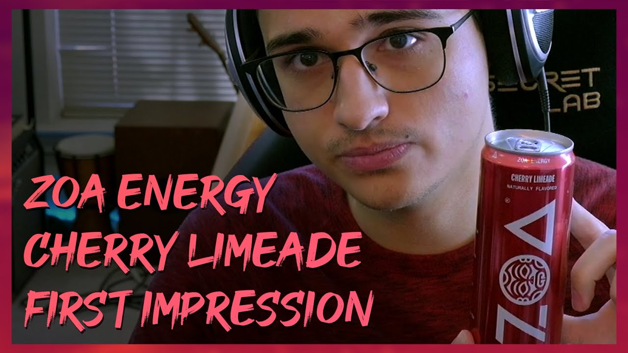 It's Back! ZOA Cherry Limeade -- NEW FLAVOR/CAN - YouTube