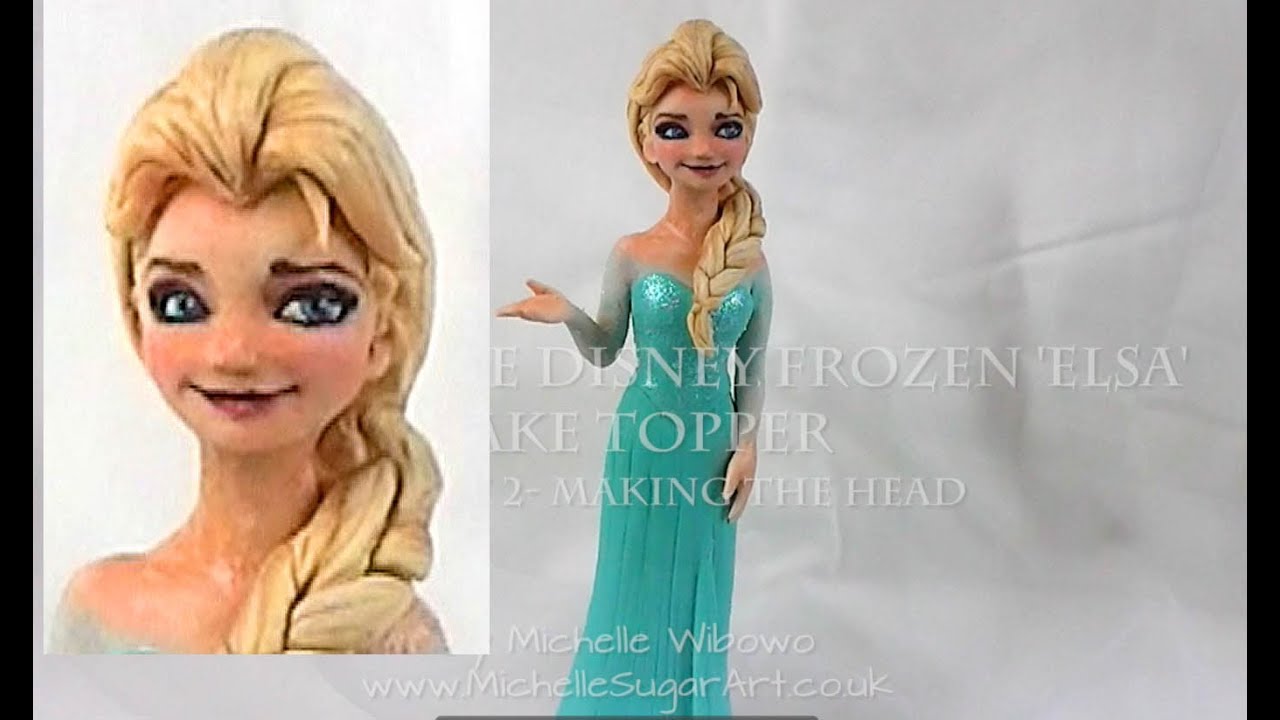 How to make your own Disney Frozen Elsa cake topper- Part 2 of 2- Model ...