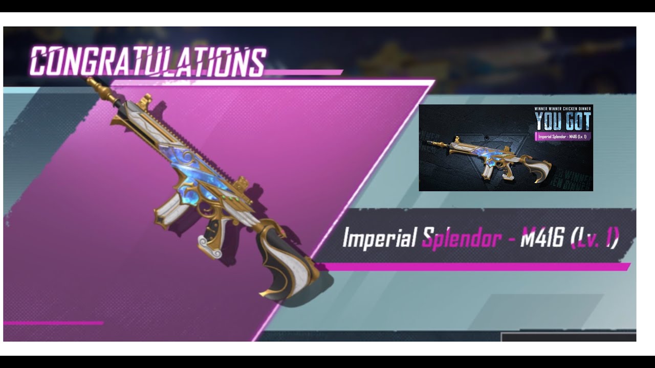 NEW M416 IMPERIAL SPLENDOR CRATE OPENNING - YouTube
