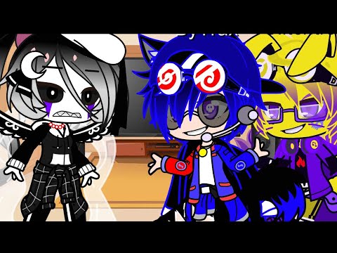 fnaf 1-6 reaccionan a Darkest desire collab || especial 144 suscriptores || Gacha club