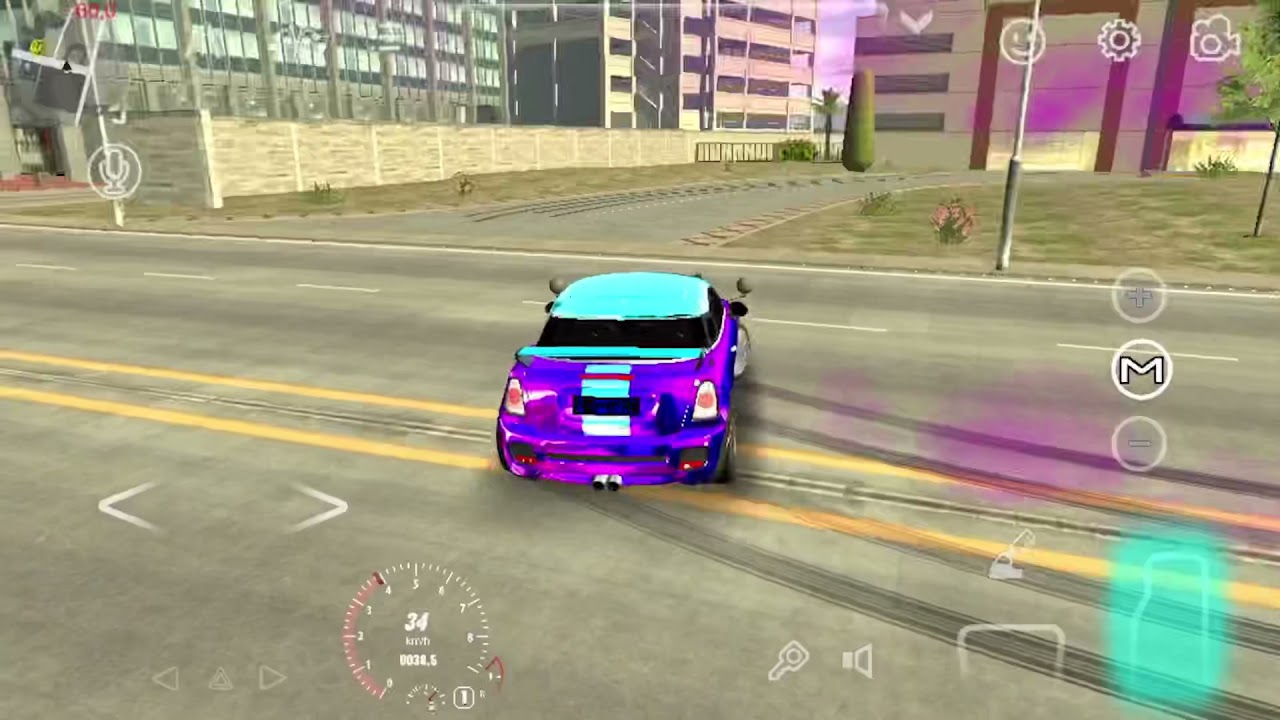 Mini Cooper drift in car parking multiplayer - YouTube