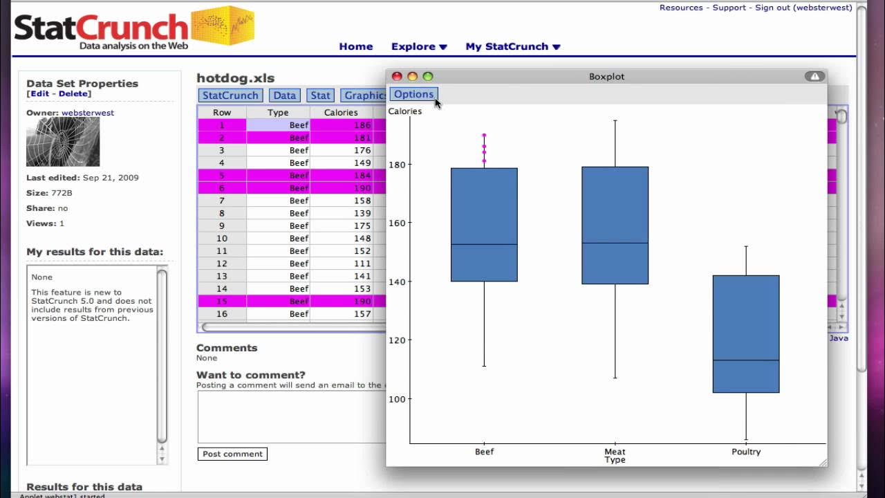 StatCrunch Introduction - YouTube