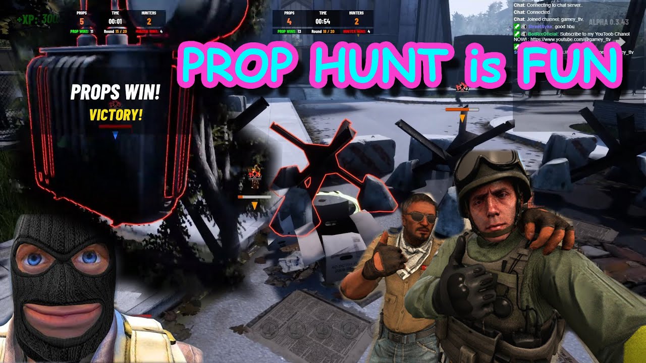 Playing Hide And Seek With Cheaters! - PropHunt - YouTube